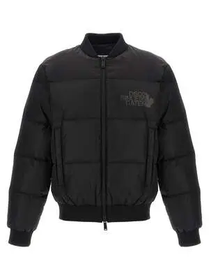 Dsquared2 Polyamide Bomber Jacket - Black