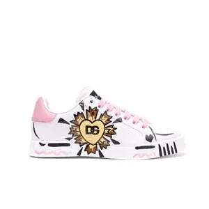 Dolce & Gabbana Light Strobel Portofino Sneakers - White