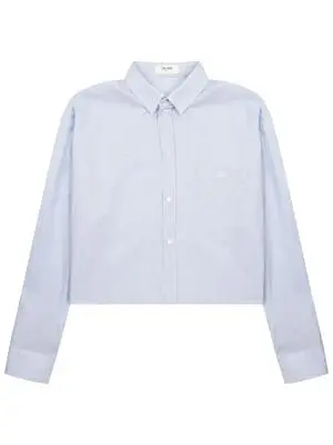 Celine Cropped Shirt - Multicolor