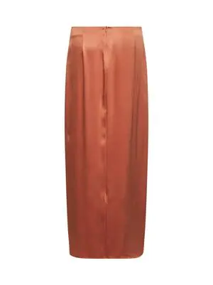 Giorgio Armani Silk Long Wrap Skirt