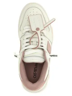 Off-White Out Of Office Leather Sneakers - Pink