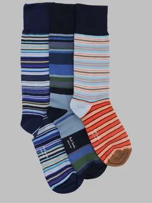 Paul Smith 3-pack Calzini A Righe - Blue