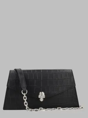 Alexander McQueen Borsa Skull Mini - Black