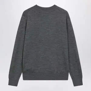Burberry Grey Wool Crewneck Sweater