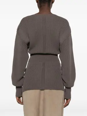 Rick Owens Wool V-necked Sweater