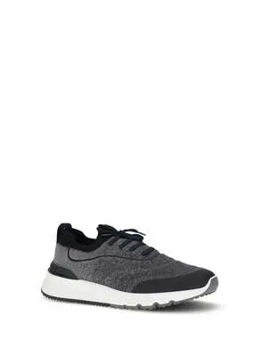 Brunello Cucinelli Techno Cotton Knit Sneakers Runners