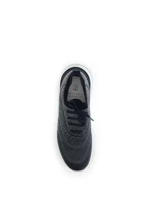Brunello Cucinelli Techno Cotton Knit Sneakers Runners