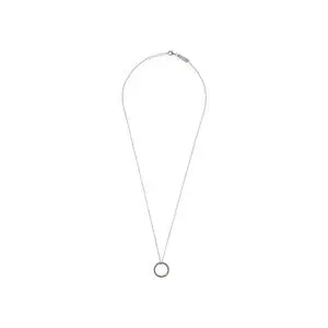 MAISON MARGIELA Numeric Logo Ring Necklace - Silver