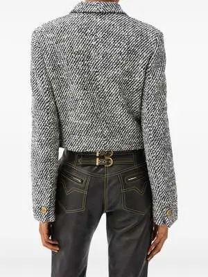 Versace Bouclé Wool Jacket - Multicolor