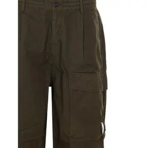 C.P. COMPANY Micro-reps Pants With Lens Logo