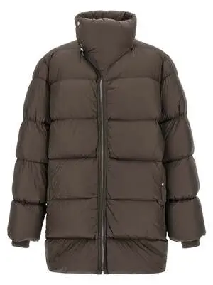 Rick Owens Quilted Down Jacket - Brown