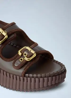 Chloé Nama Wedge Sandals