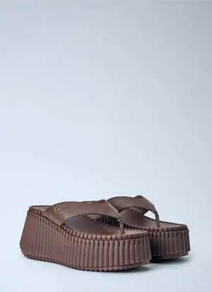 Chloé Nama Wedge Sandals