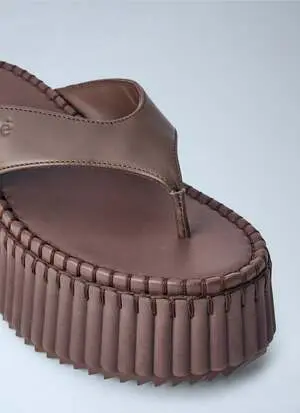 Chloé Nama Wedge Sandals