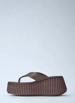 Chloé Nama Wedge Sandals