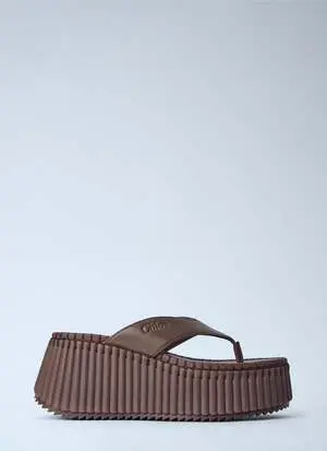 Chloé Nama Wedge Sandals