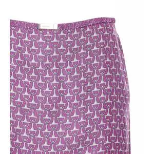 Gucci Clamp Print Silk Skirt