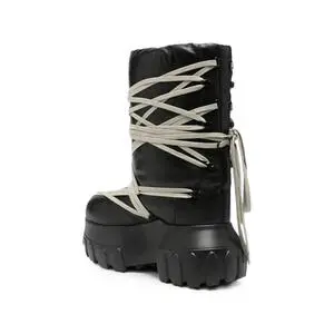 Rick Owens Calf Leather Platform Trainers