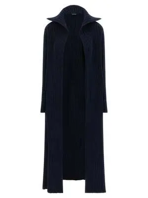 Balenciaga Ribbed Cardigan - Blue
