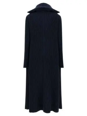 Balenciaga Ribbed Cardigan - Blue