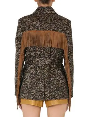Saint Laurent Jacket With Fringes