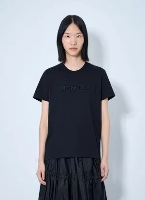 Moncler Logo Embroidered T-shirt