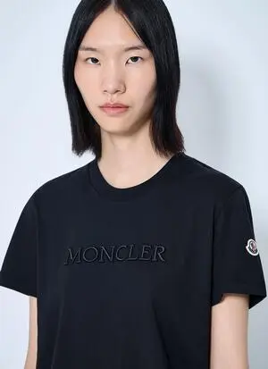 Moncler Logo Embroidered T-shirt