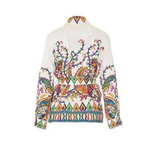 Etro Jacket With Floreal Paisley Placed Print