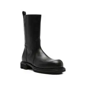 Rick Owens Leather Calf-length Boots