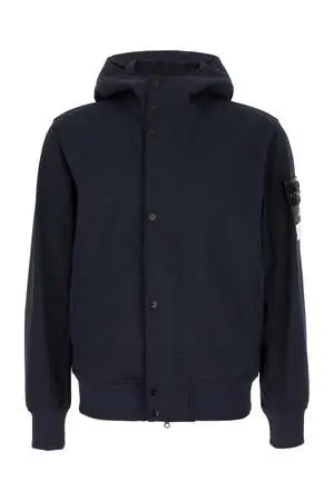 Stone Island Hooded Bomber Jacket