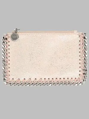 Stella McCartney Portacarte Falabella Con Zip - Pink