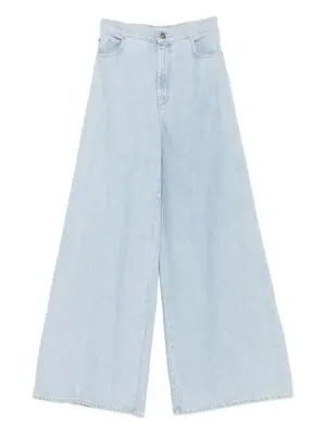 Max Mara Flared Leg Denim Jeans - Multicolor