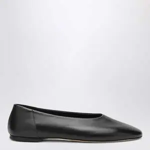 TOTEME Slip-on Nappa Ballet Flats In Leather - Black