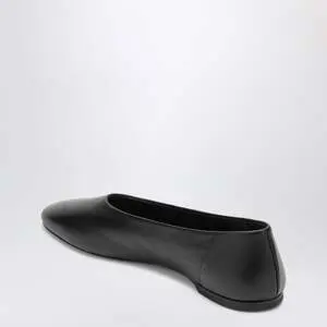 TOTEME Slip-on Nappa Ballet Flats In Leather - Black
