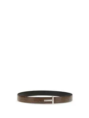 TOM FORD Reversible T Icon Belt
