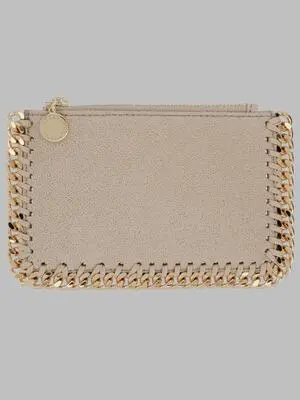 Stella McCartney Portacarte Falabella - Cream
