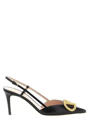 Valentino Garavani Slingback Vlogo Signature - Black