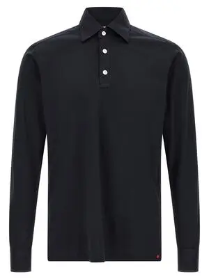 Kiton Positano' Polo Shirt - Blue