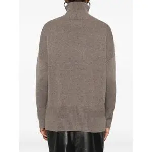 LISA YANG Cashmere Turtleneck Pullover - Brown