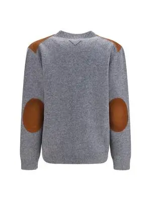 Prada Suede Wool Cardigan - Multicolor
