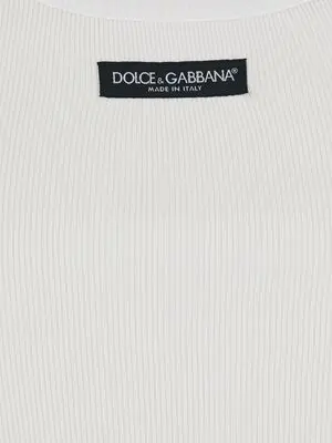Dolce & Gabbana Logo Cotton Tank Top - Multicolor