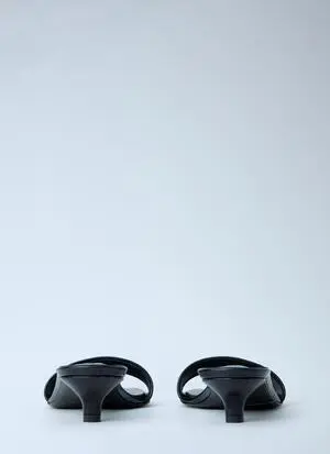 TOTEME Slim Lizard-embossed Bandeau Sandals