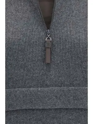 Brunello Cucinelli Cashmere Half-zip Sweater
