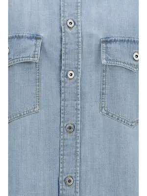 Bottega Veneta Oversize Denim Shirt - Blue