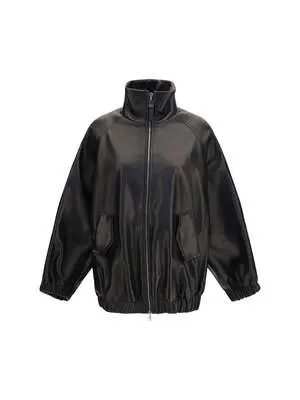 Brunello Cucinelli Leather Jacket - Black