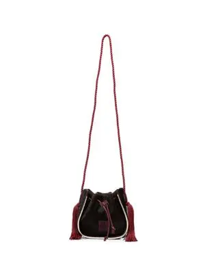 FORTE_FORTE My Pepita Leather Bucket Bag - Multicolor