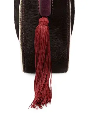 FORTE_FORTE My Pepita Leather Bucket Bag - Multicolor