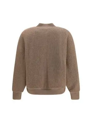 Brunello Cucinelli Ribbed Cashmere Bomber