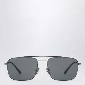 Gucci Ruthenium Metal Navigator Sunglasses - Gray