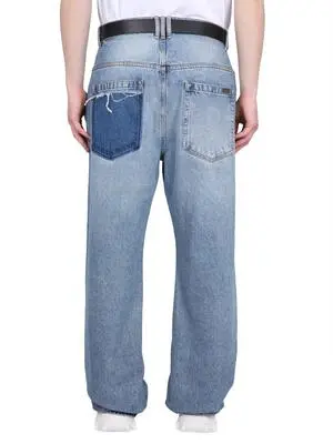 Balmain Loose Fit Jeans - Blue
